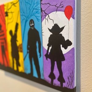 Wall Decor | Horror Characters Painting | Poshmark
